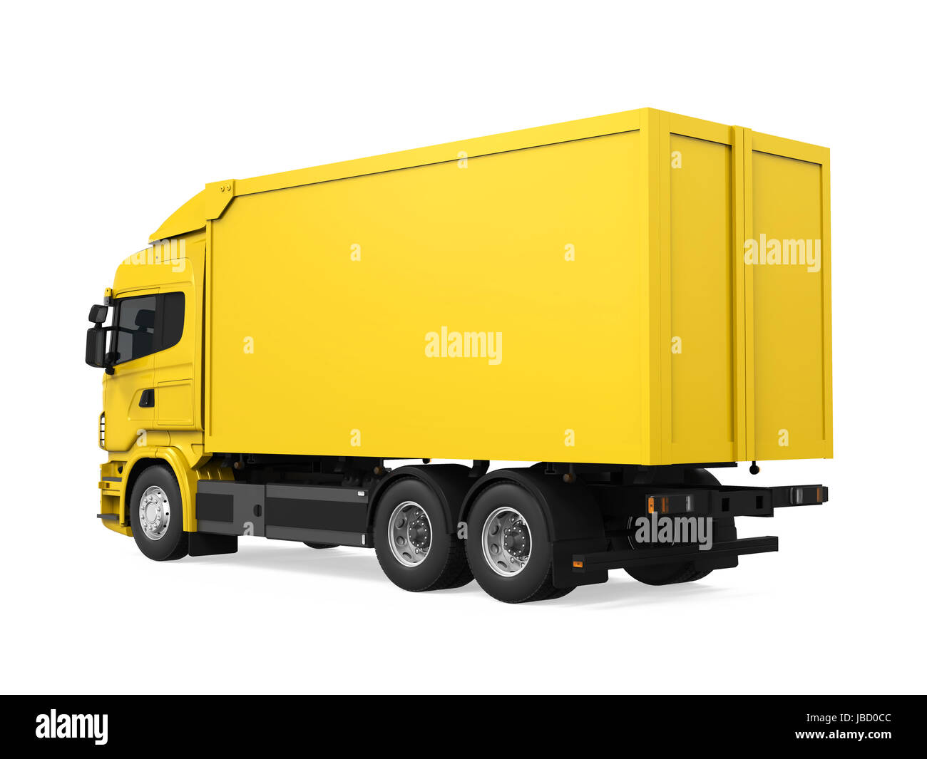 Cargo Delivery Truck Isolated Stock Photo - Alamy