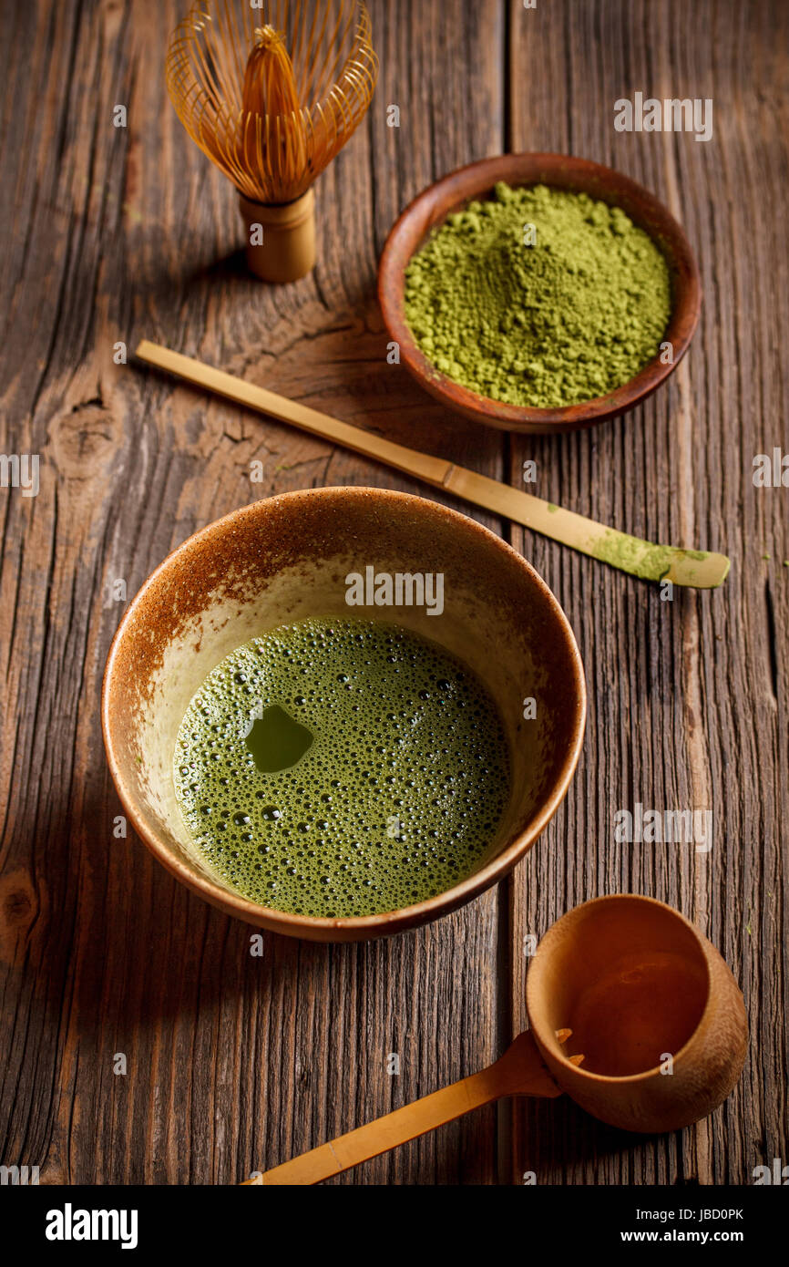 Japanese tea ceremony image with matcha Stock Photo - Alamy