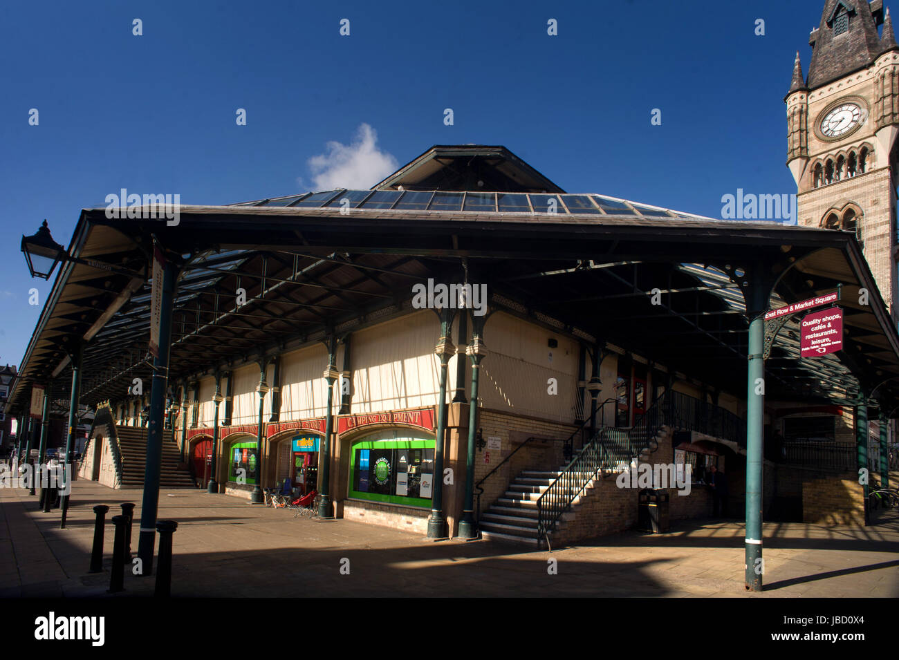 Darlington Clock Tower Stock Photo - Alamy