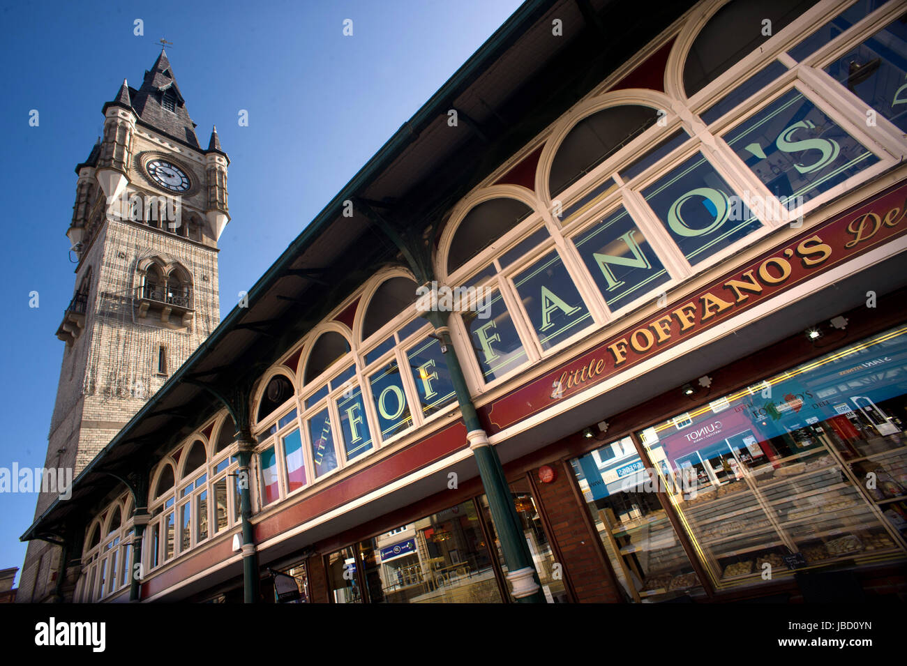 Darlington Clock Tower Stock Photo - Alamy