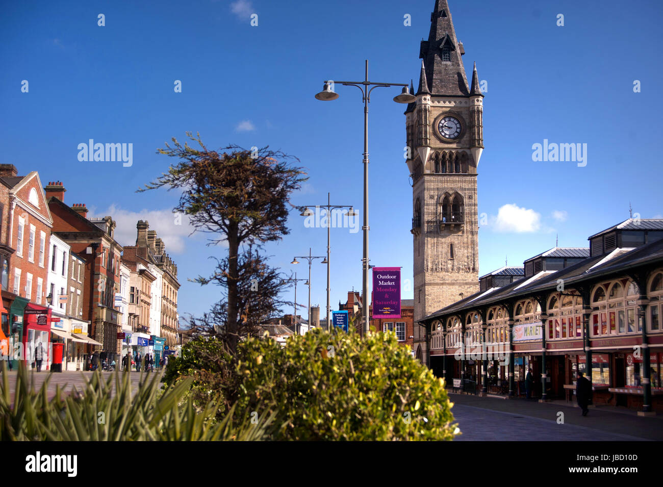 Darlington Clock Tower Stock Photo - Alamy