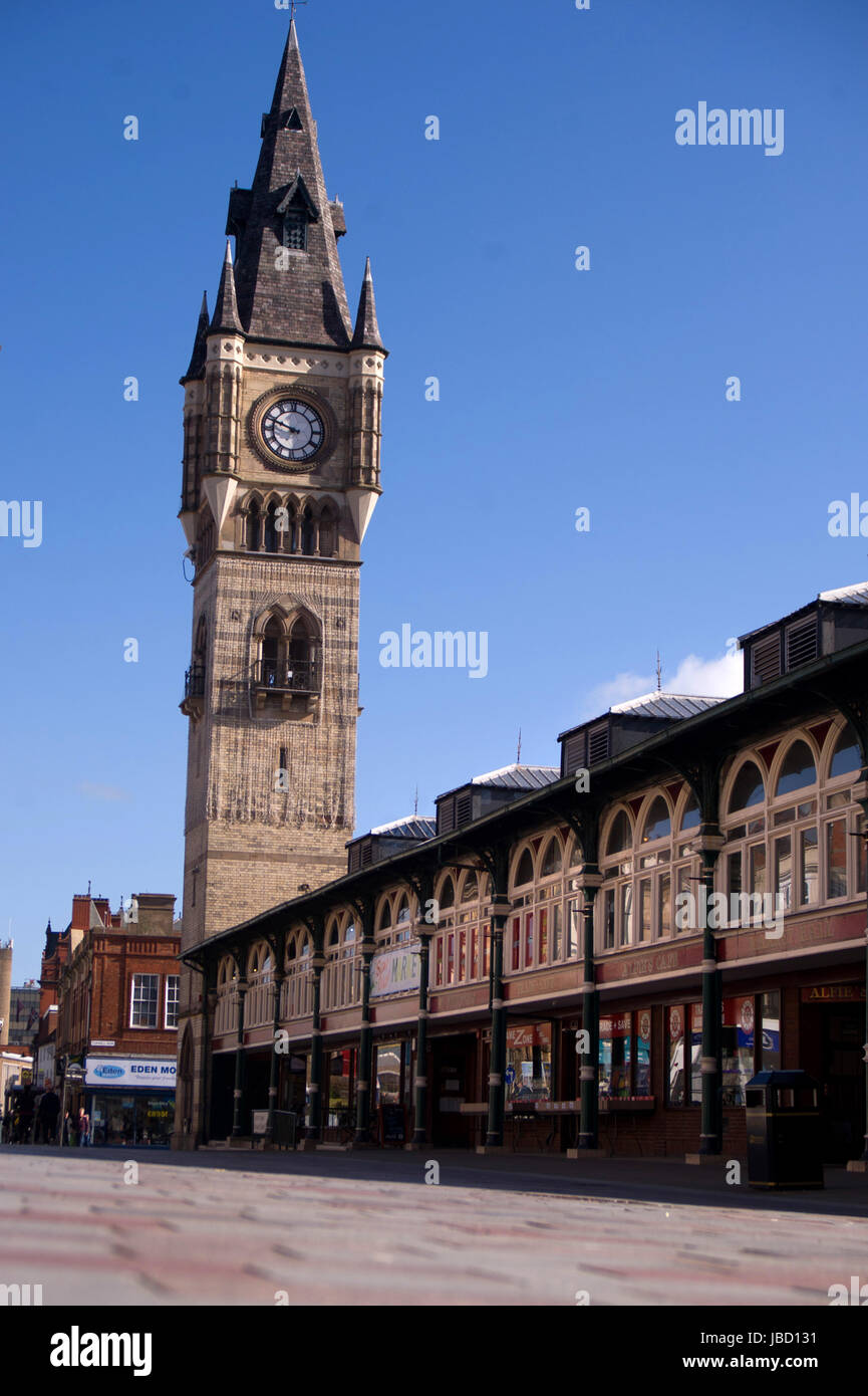 Darlington Clock Tower Stock Photo - Alamy