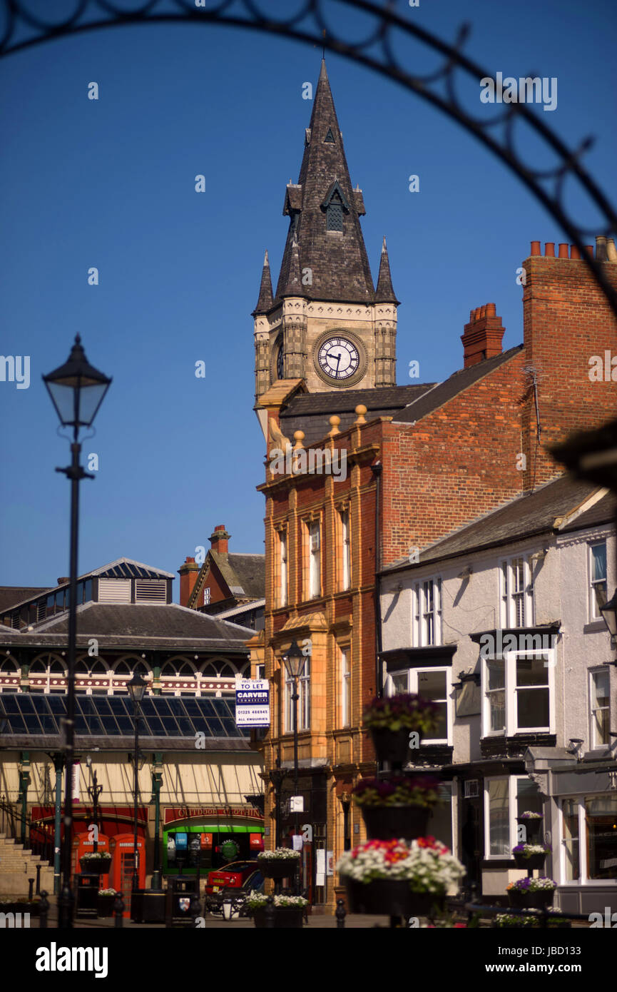 Darlington Clock Tower Stock Photo - Alamy