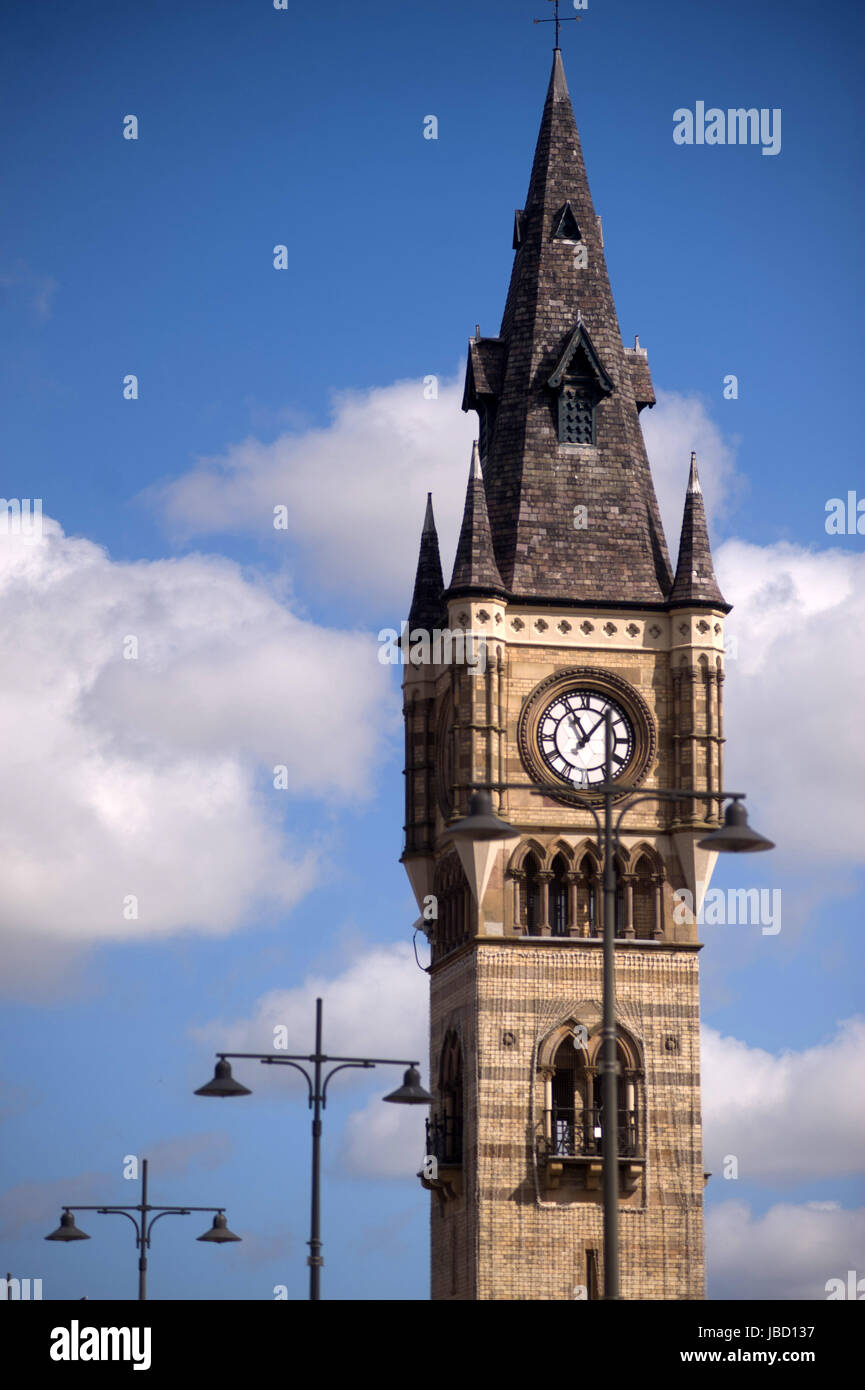Darlington Clock Tower Stock Photo - Alamy