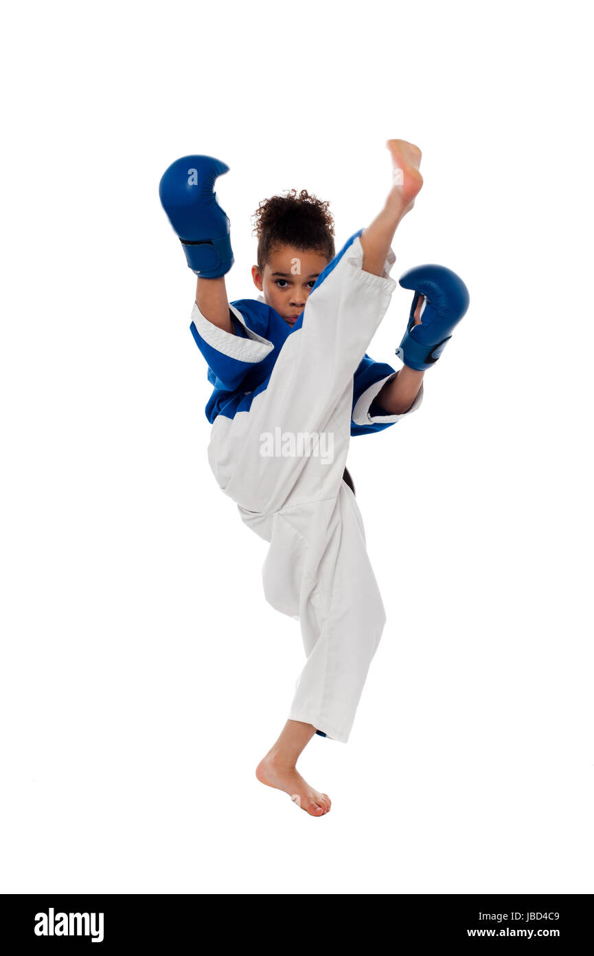 Little girl martial arts fighter hi-res stock photography and images ...
