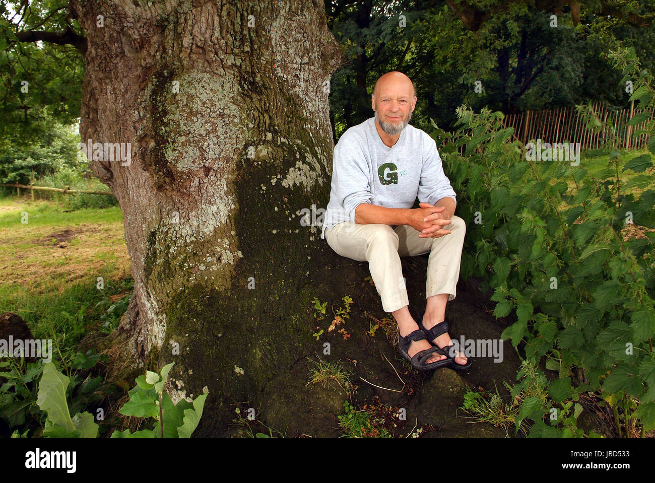 Michael Eavis, farmer and founder of the Glastonbury Festival in ...