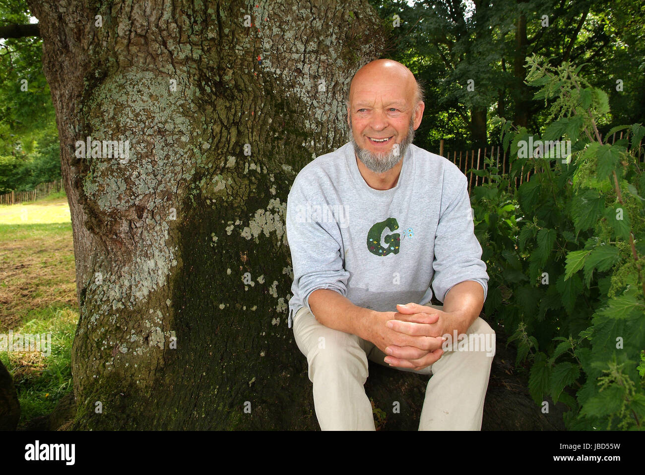 Michael Eavis, farmer and founder of the Glastonbury Festival in ...