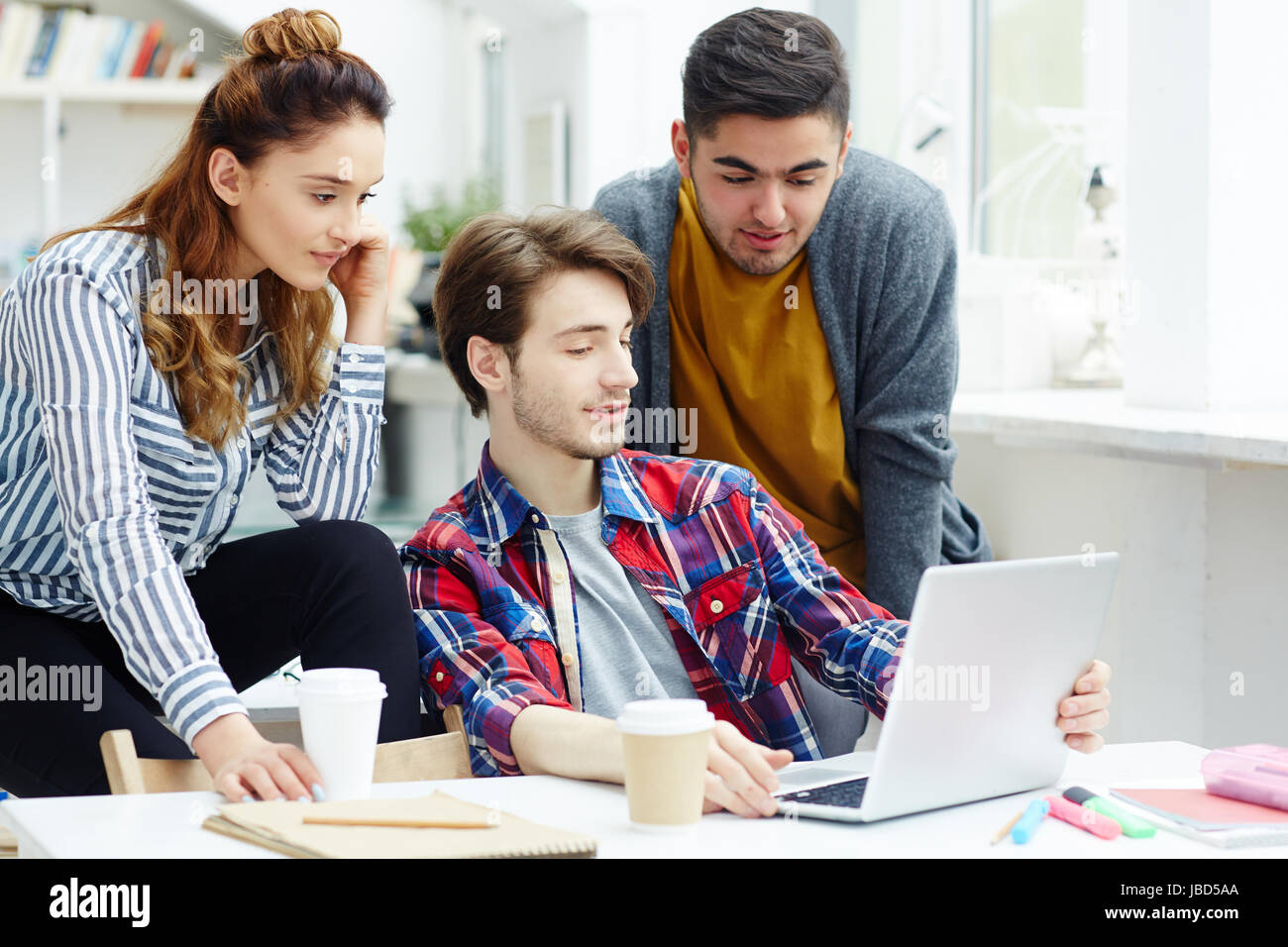 Creative project students group hi-res stock photography and images - Alamy