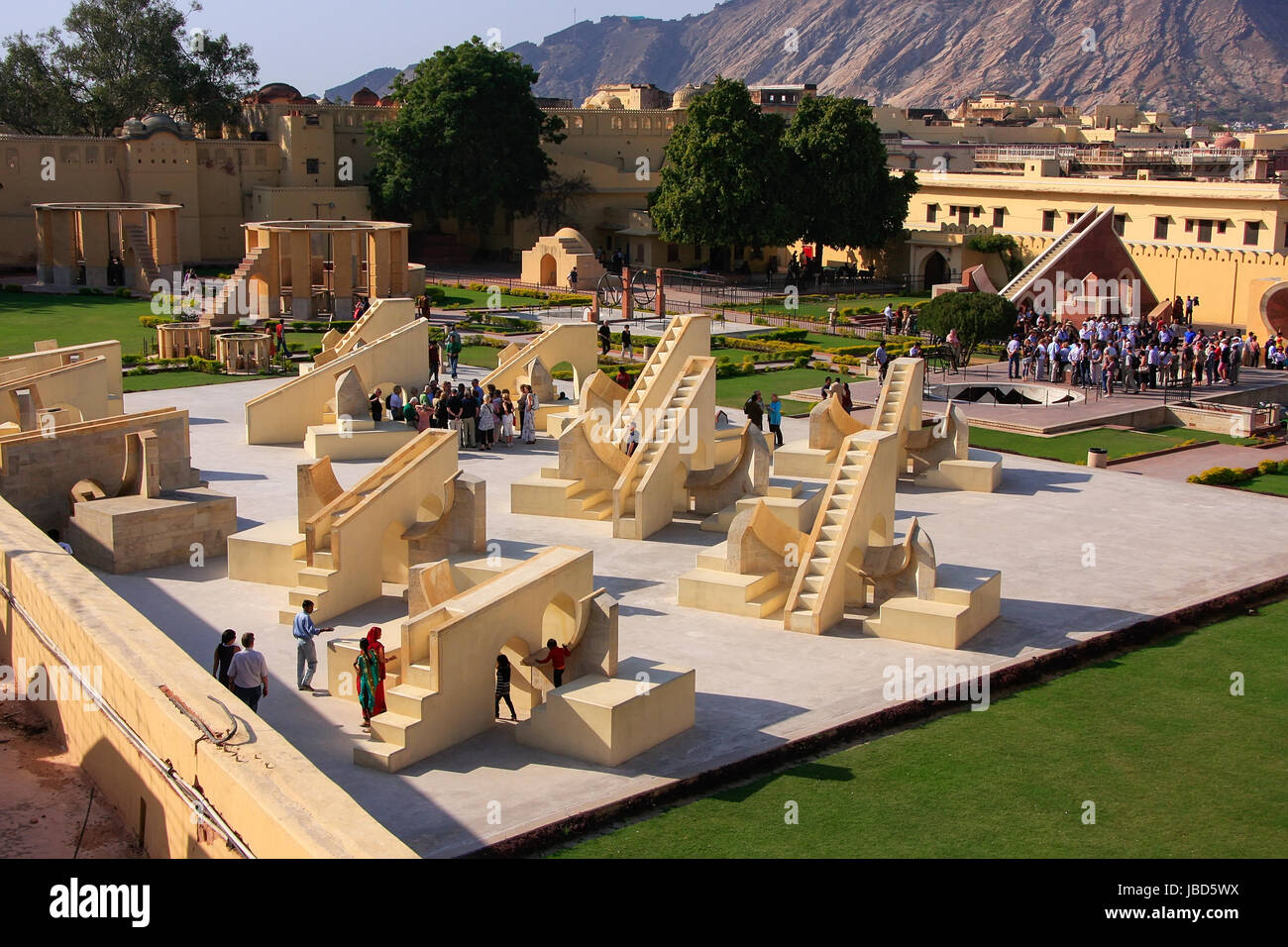 Astronomical Observatory Jantar Mantar in Jaipur, India. It is a ...