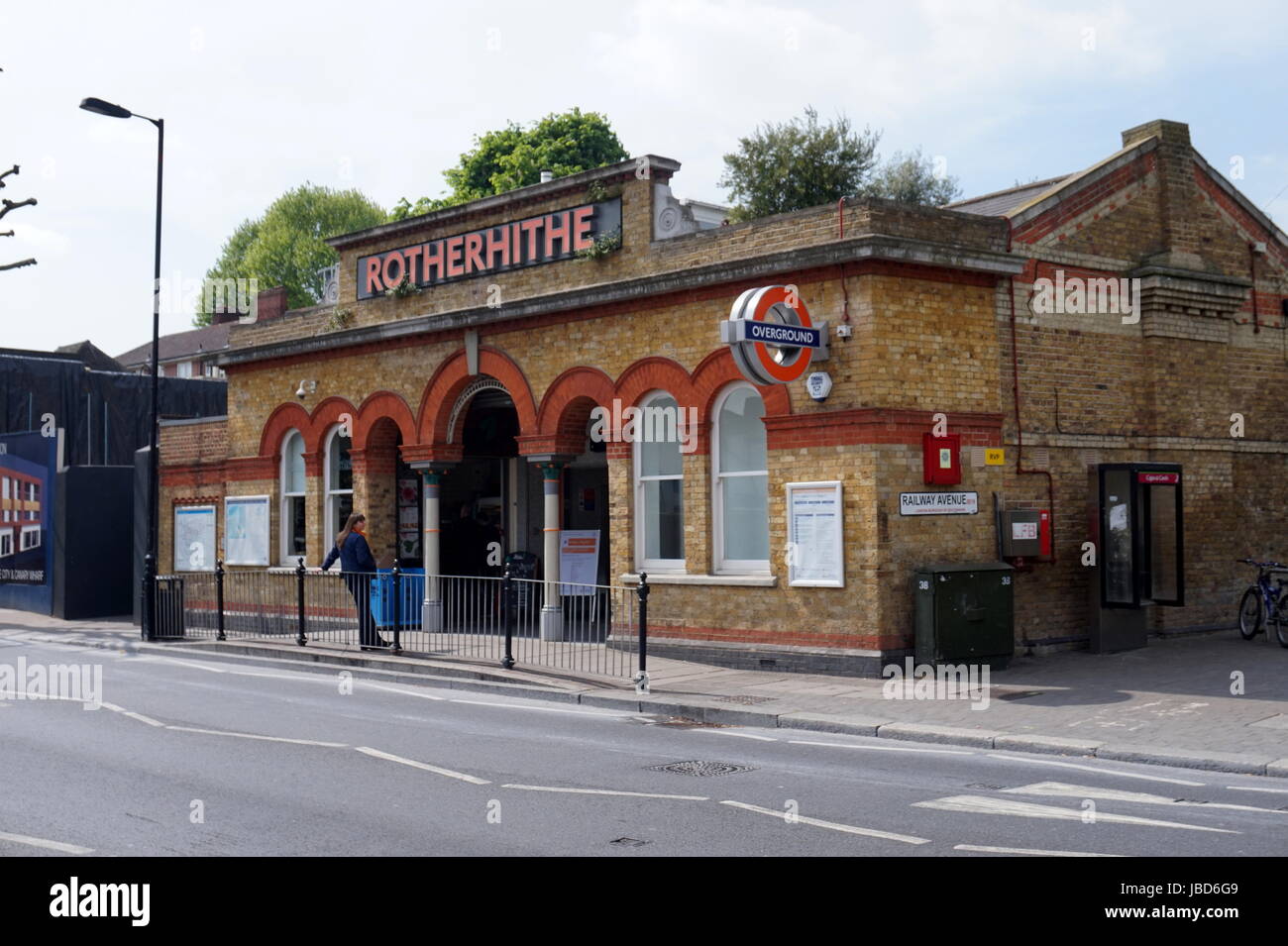 Rotherhithe railway station, London, England Stock Photo - Alamy