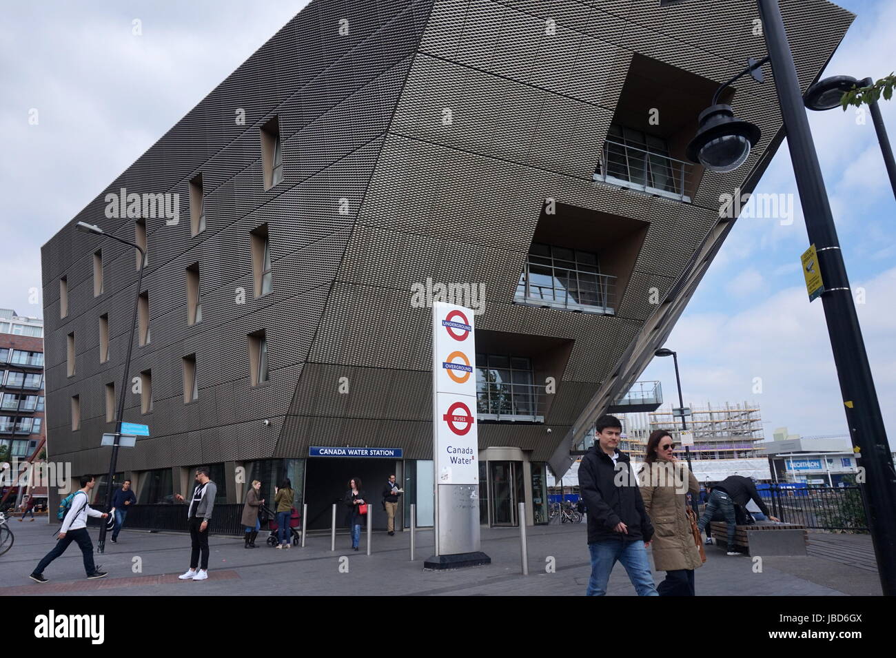 Canada Water Underground and Overground Station, London, England Stock ...