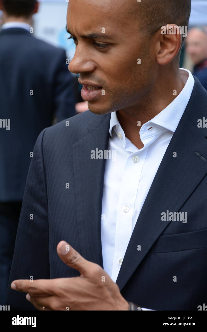 Chuka Umunna MP for Streatham on College Green the day after the ...
