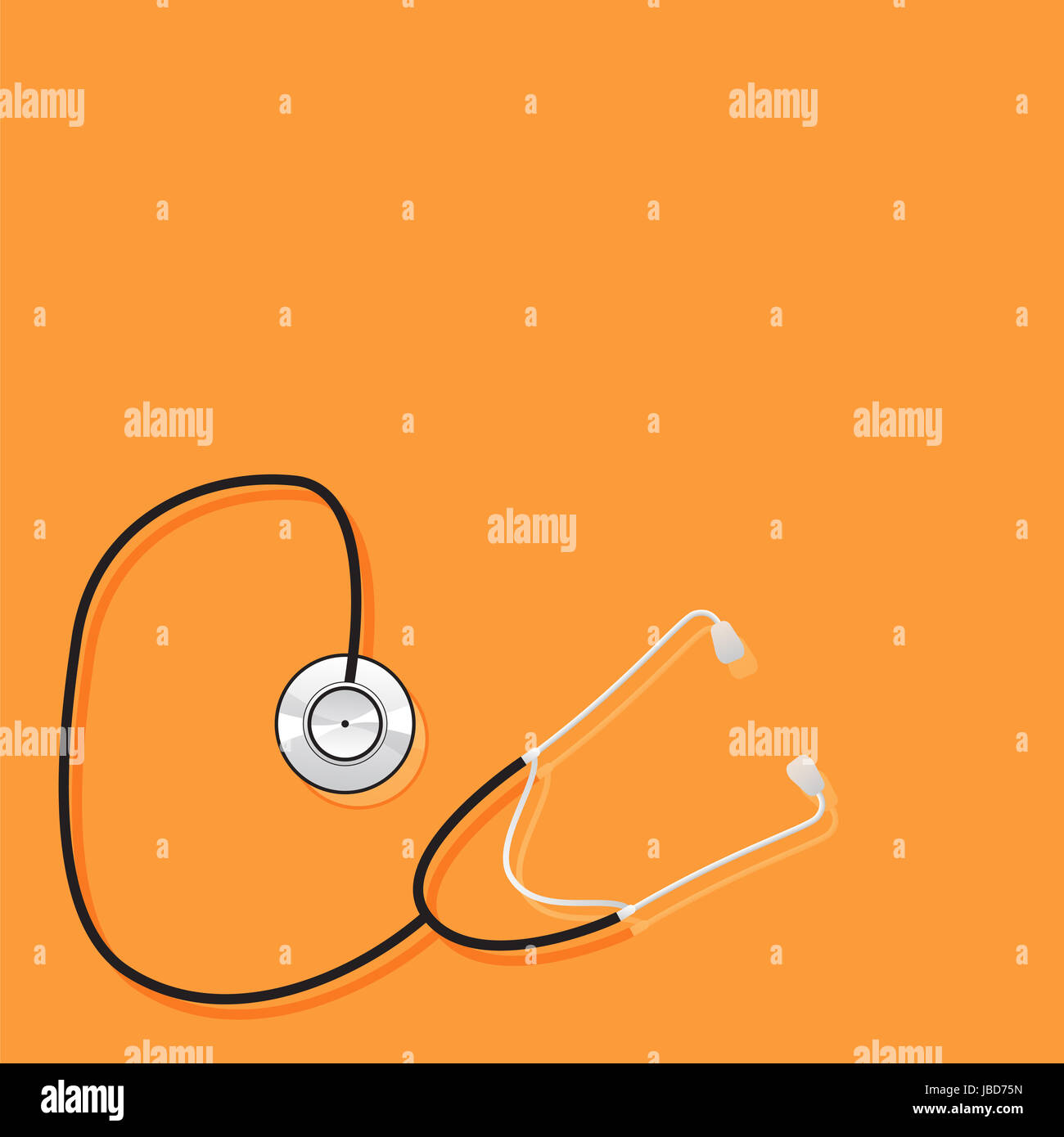 medical tool on a orange background Stock Photo - Alamy