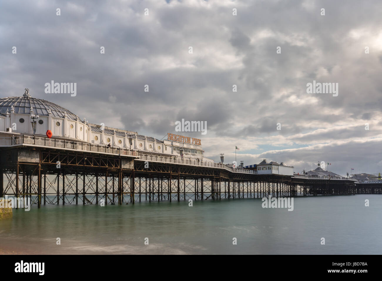 Brighton Palace Pier, Victorian Pleasure Pier in Brighton, England, UK ...
