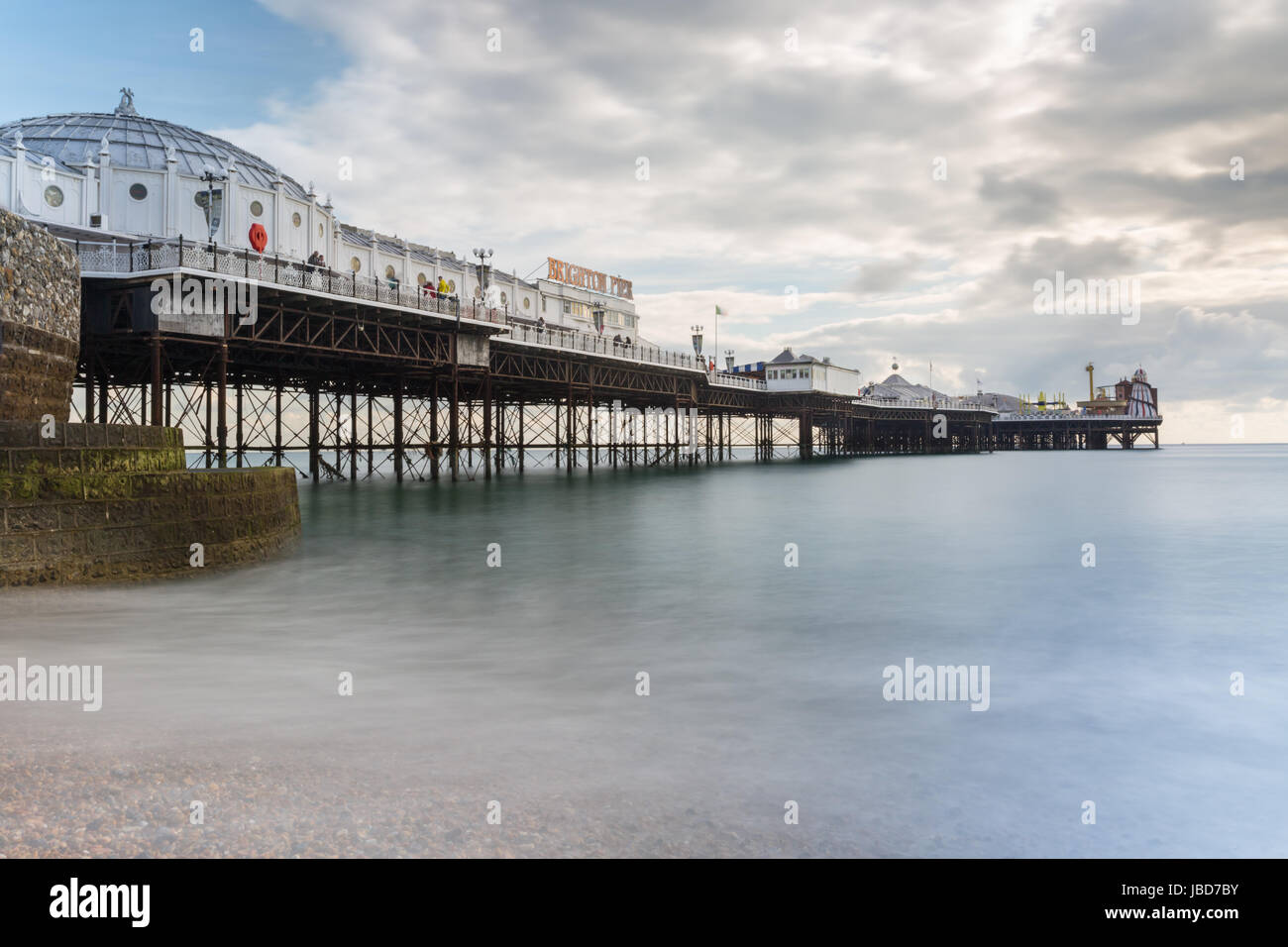 Brighton Palace Pier, Victorian Pleasure Pier in Brighton, England, UK ...