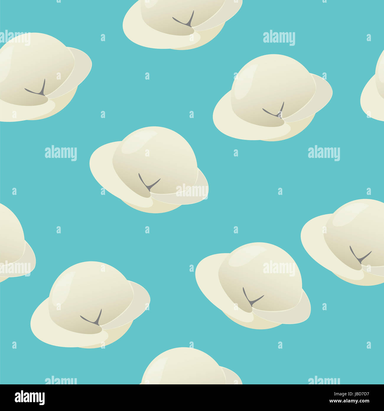 seamless, many dumplings, blue background Stock Photo - Alamy