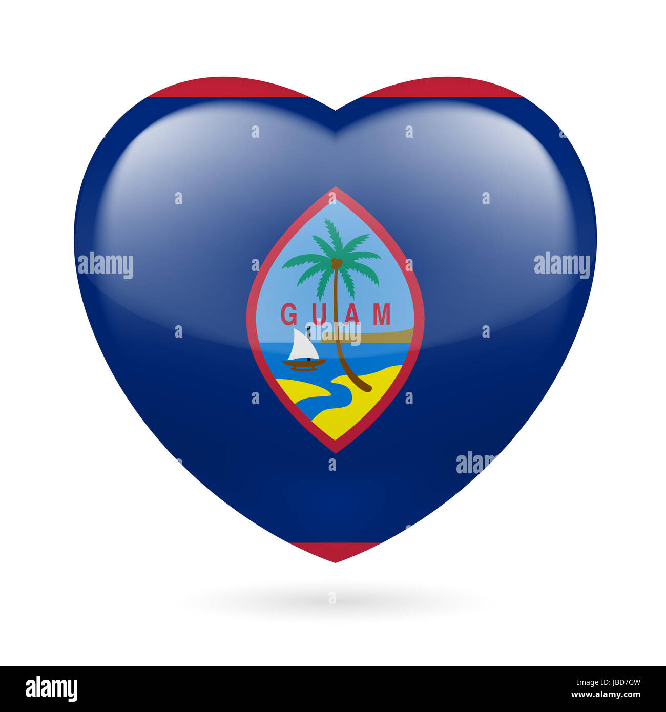Guam flag Cut Out Stock Images & Pictures - Alamy