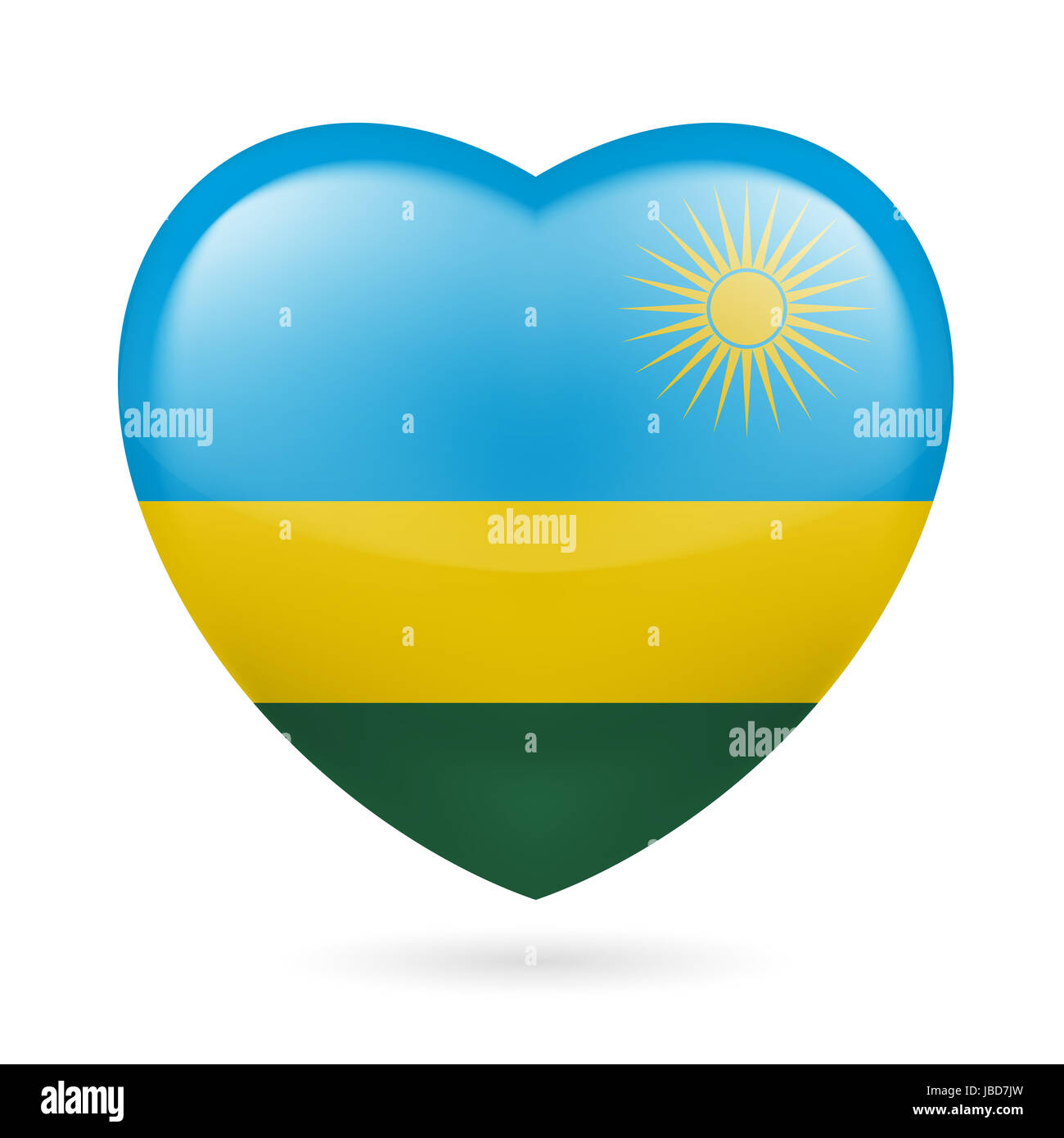Rwandese flag hi-res stock photography and images - Alamy
