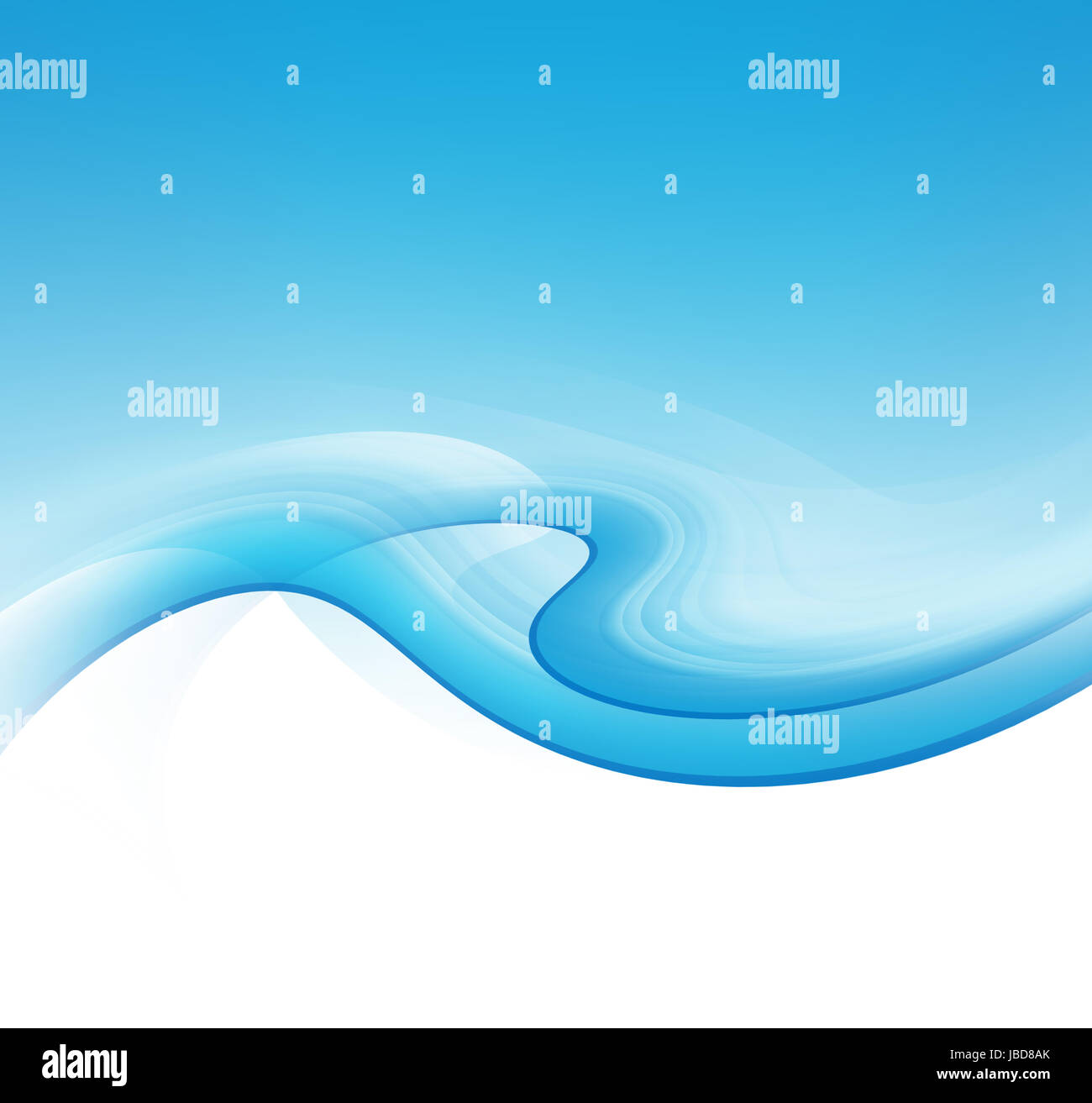 Abstract modern background with blue waves Stock Photo - Alamy
