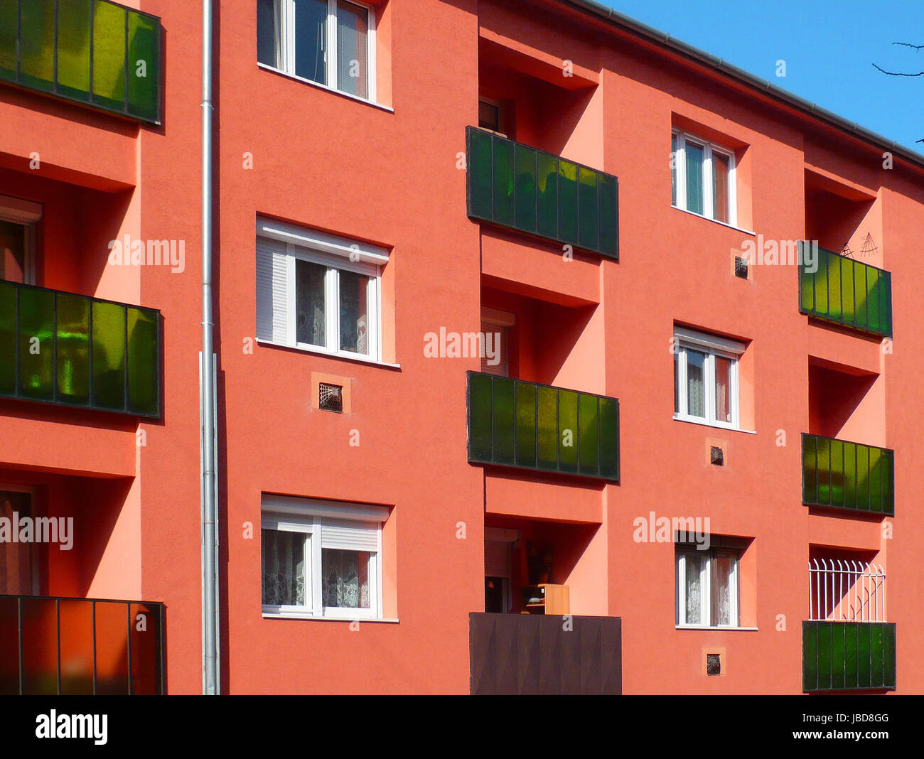Colorful public housing balconies hi-res stock photography and images ...