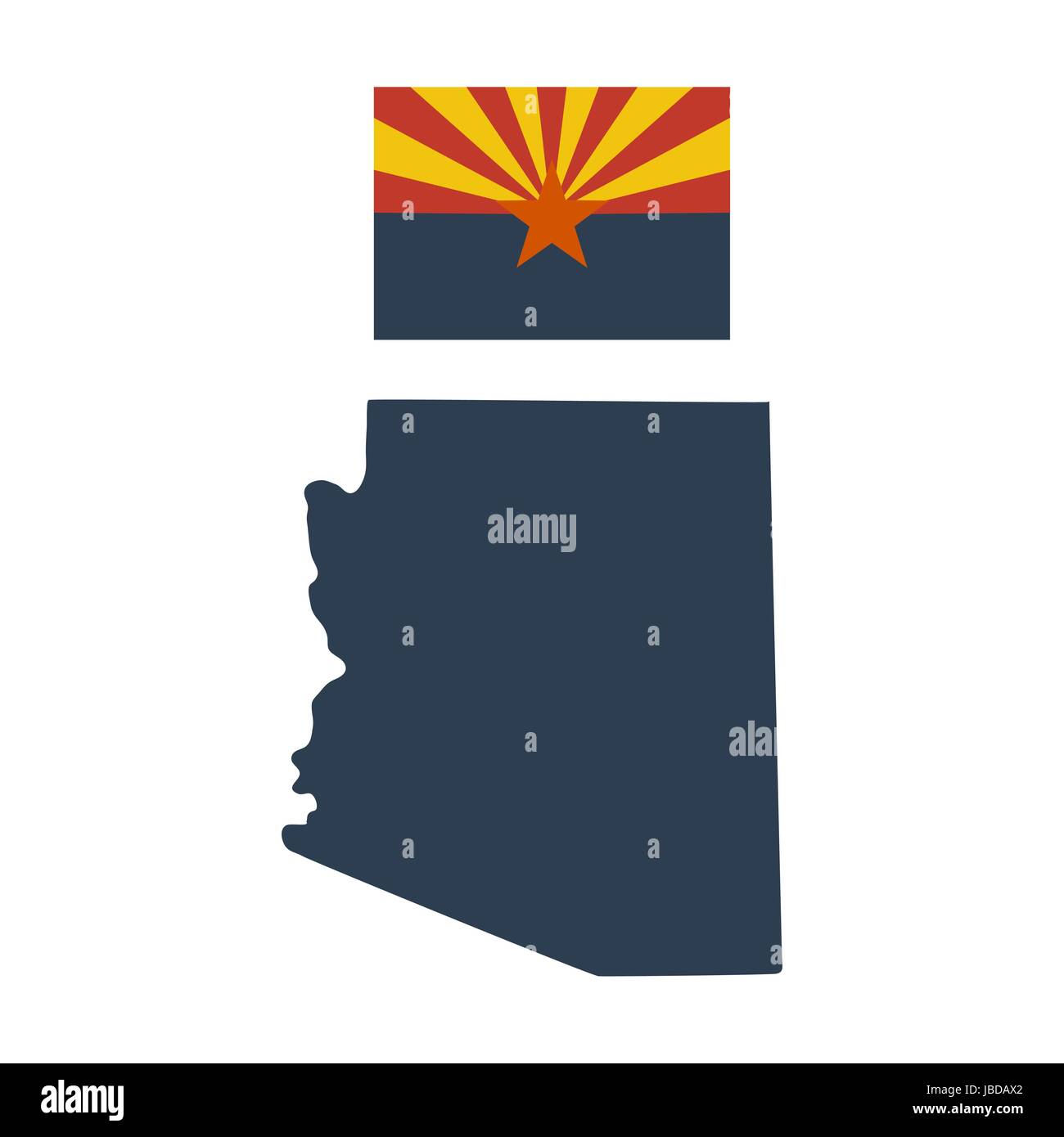 American flag on home Stock Vector Images - Alamy