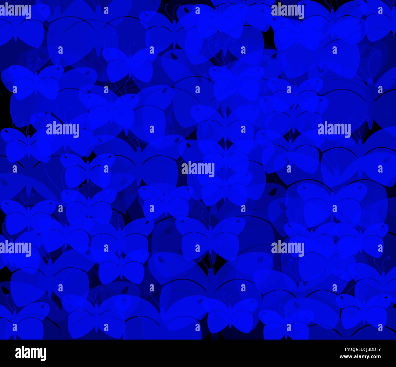 design, pattern of many small single-color butterflies Stock Photo - Alamy