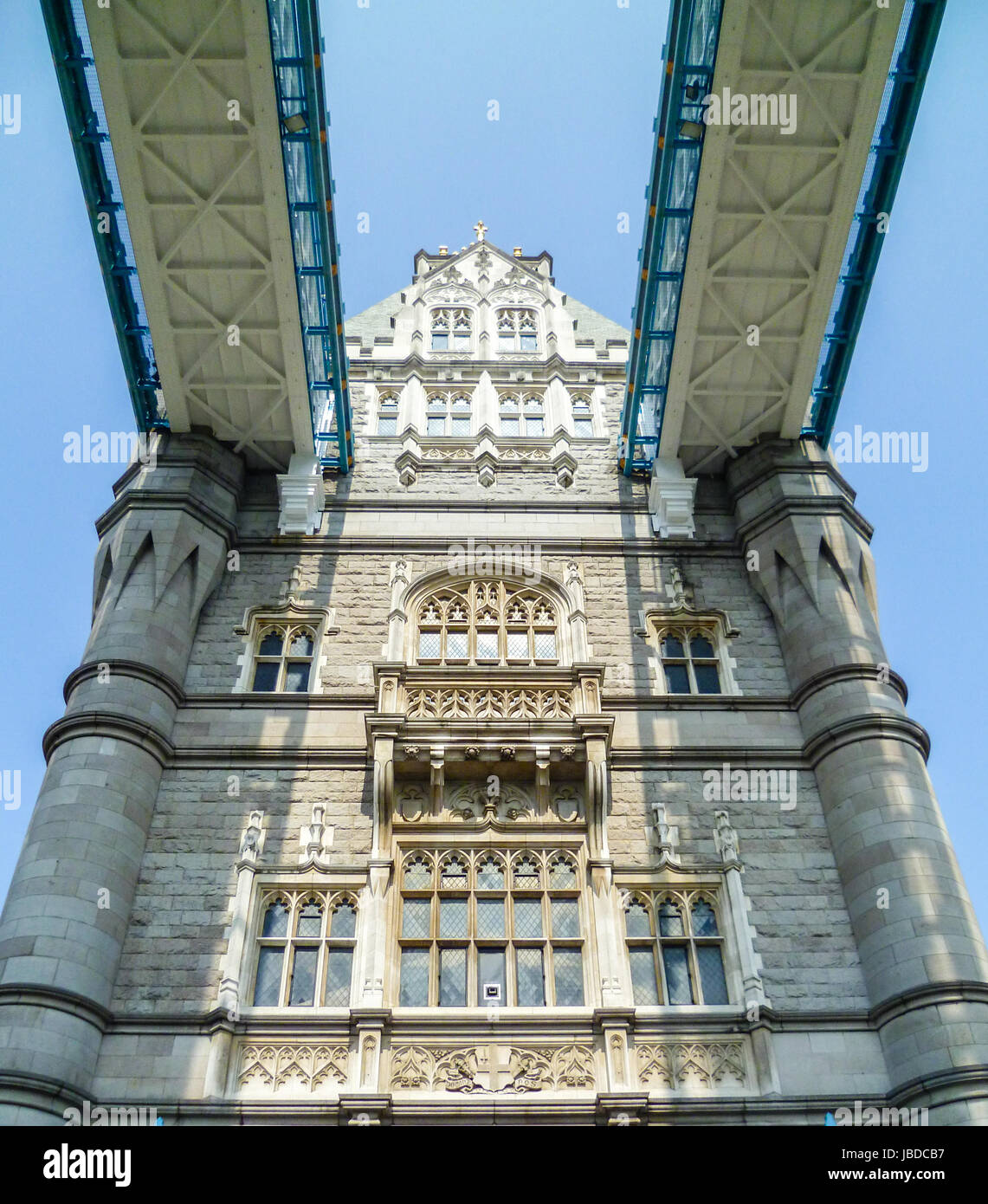 Close-up view of the beautiful Tower Bridge of London Stock Photo - Alamy