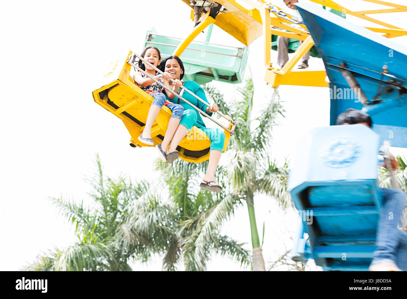 Indian Child Amusement Park Ride High Resolution Stock Photography and ...