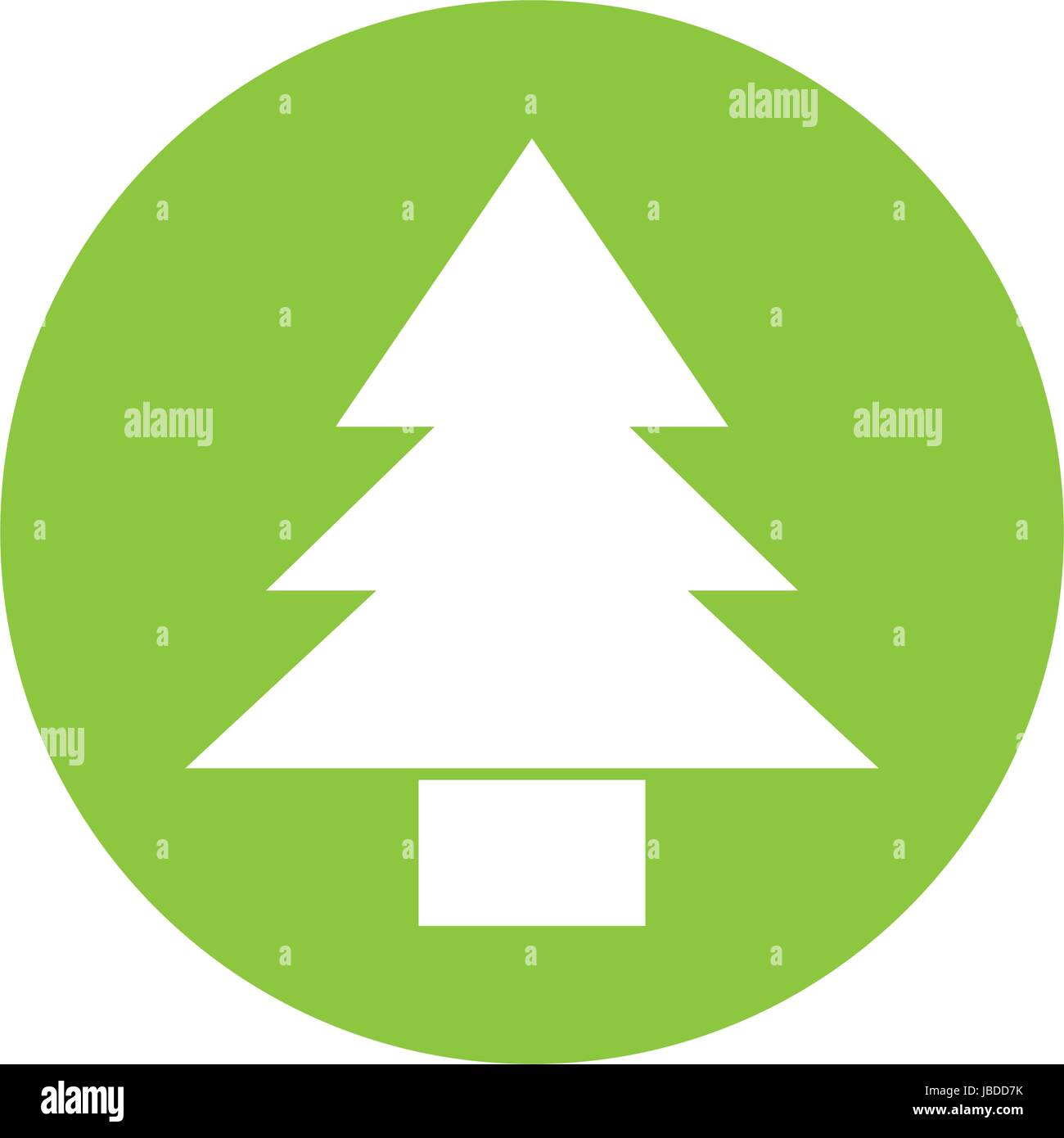 round icon cute tree cartoon Stock Vector Image & Art - Alamy