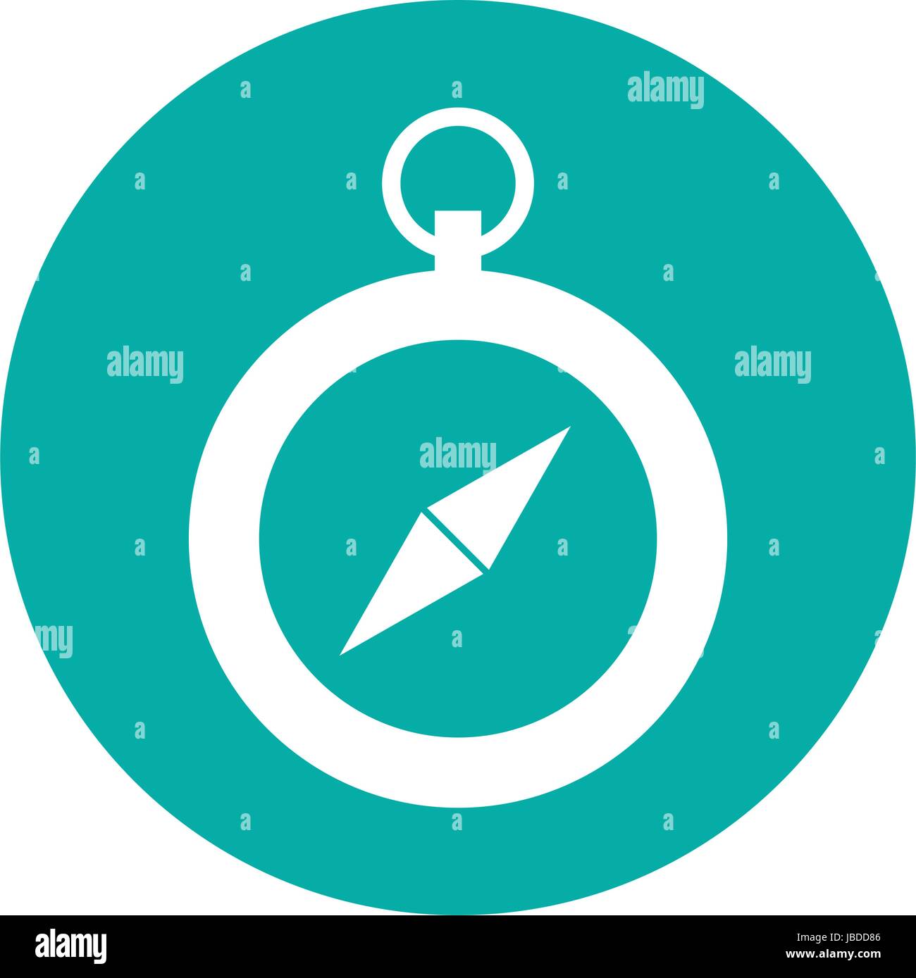 round icon cute compass Stock Vector Image & Art - Alamy