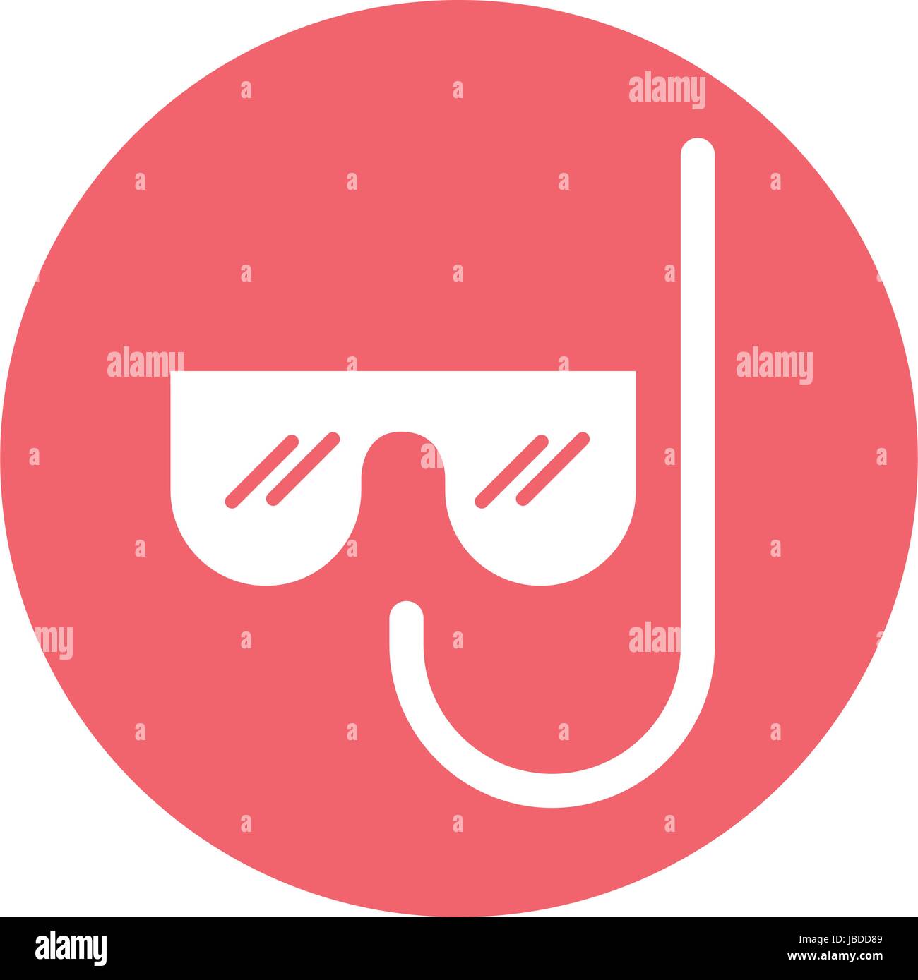 Scuba mask round Stock Vector Images - Alamy