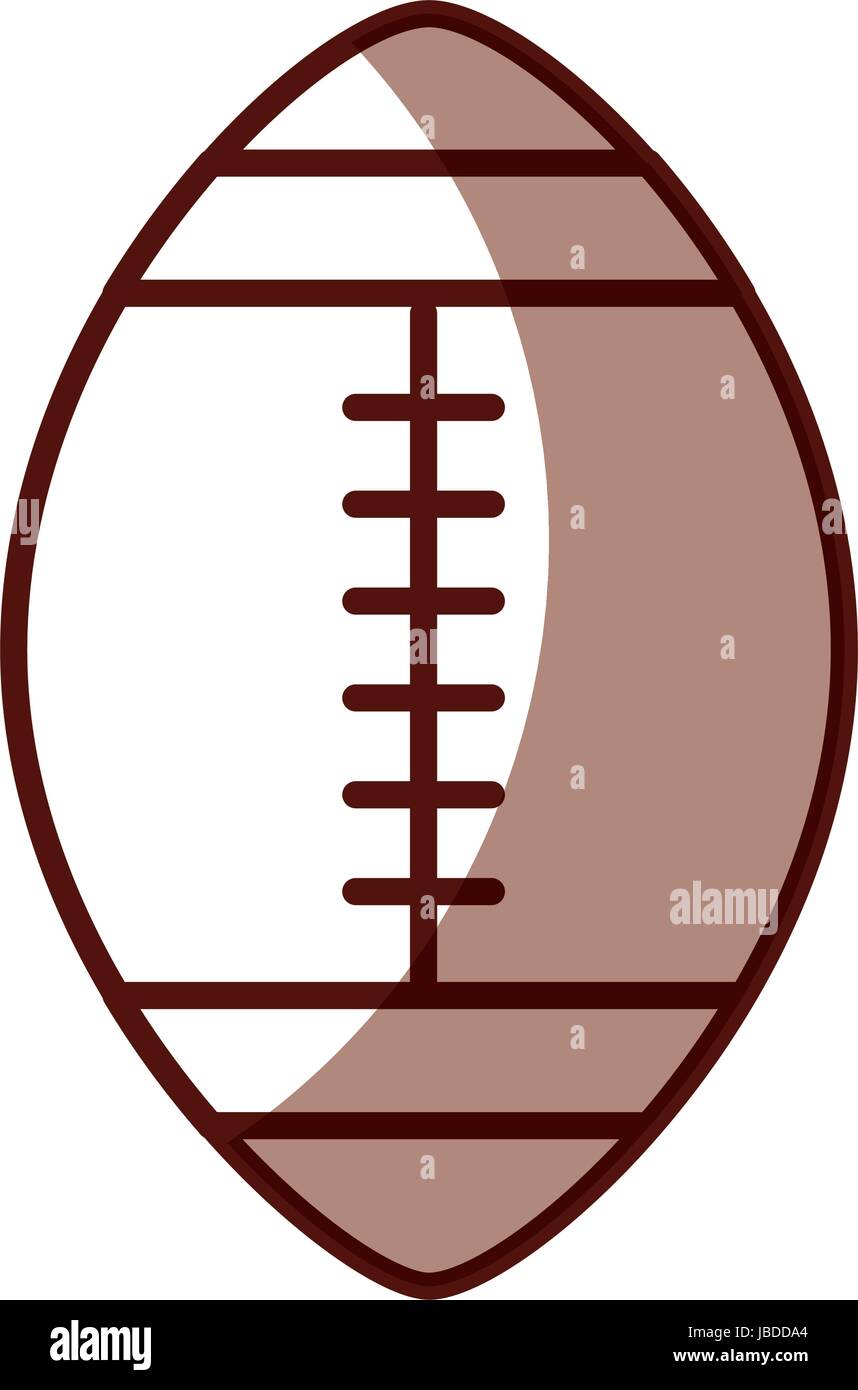shadow american football ball cartoon Stock Vector Image & Art - Alamy