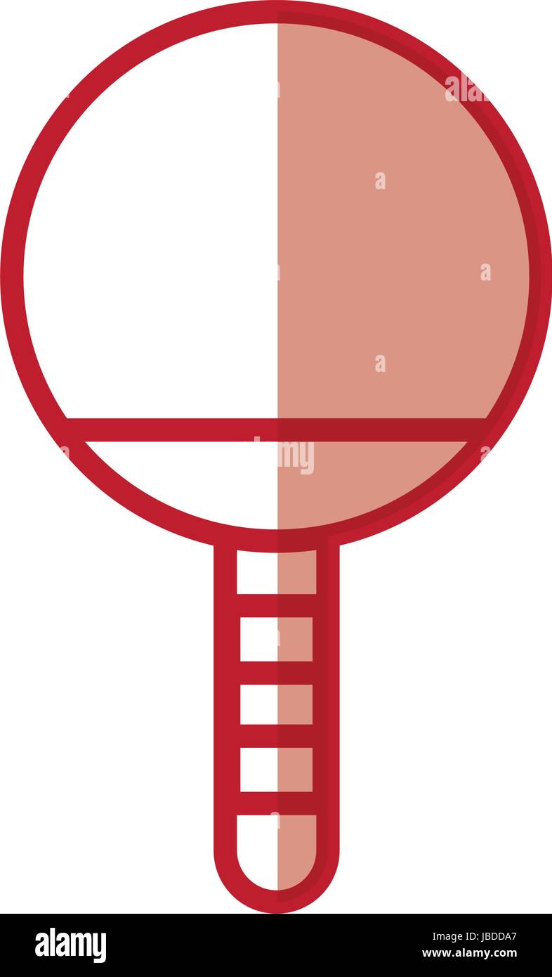 shadow Ping pong racket Stock Vector Image & Art - Alamy