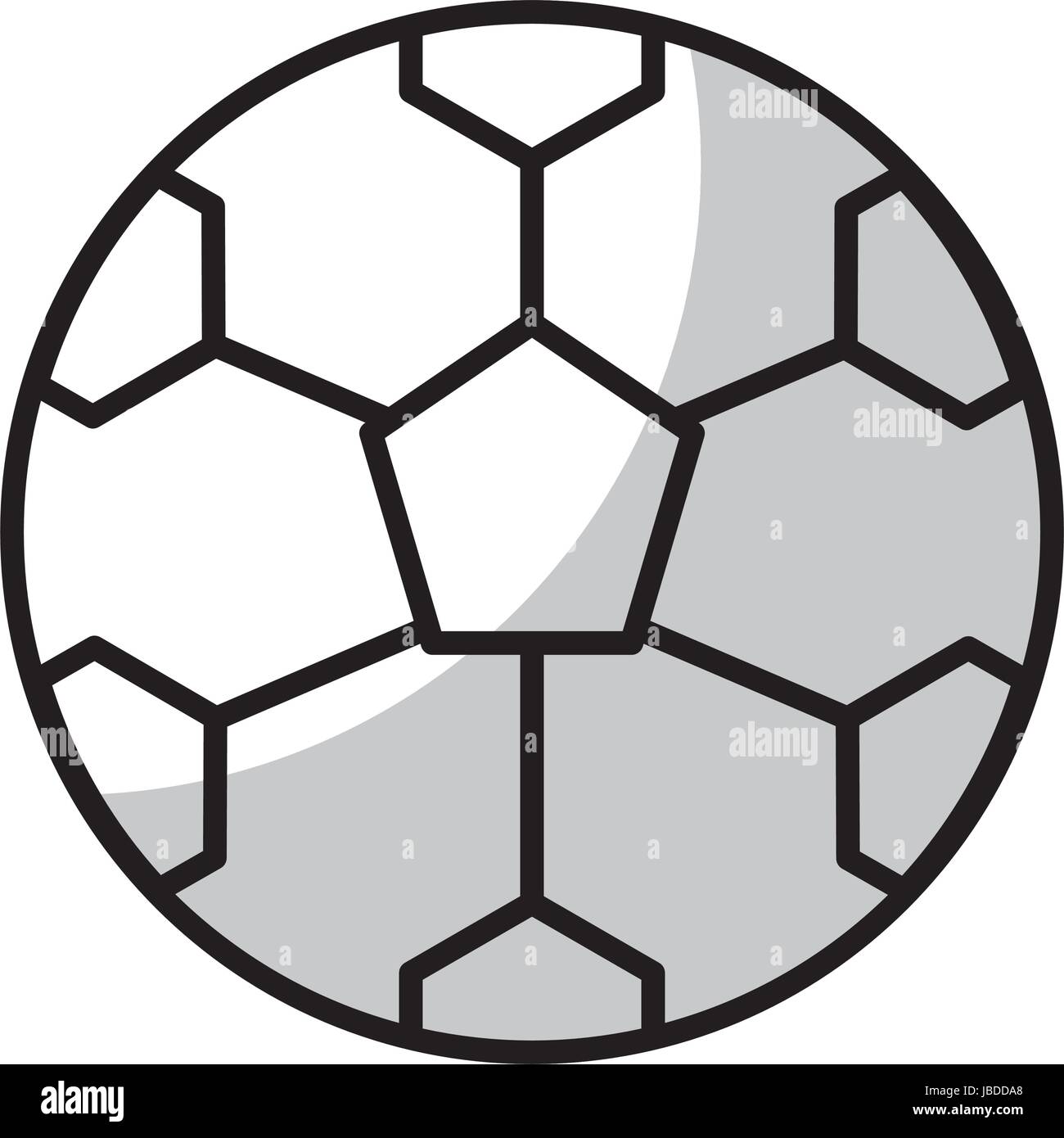 shadow soccer ball cartoon Stock Vector Image & Art - Alamy