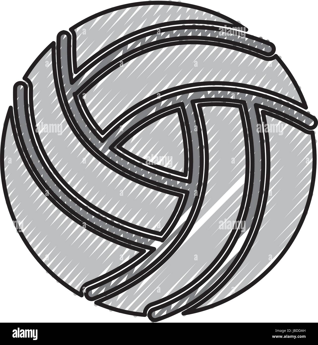 scribble volley ball cartoon Stock Vector Image & Art - Alamy