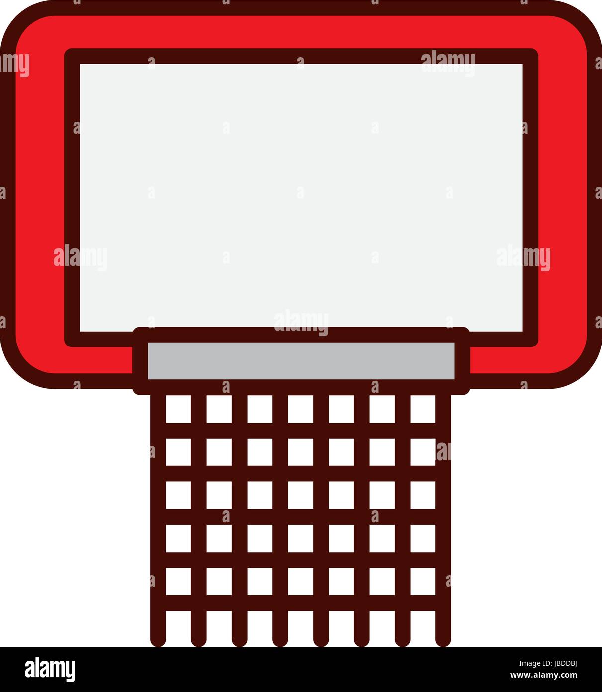 cute red basketball hoop Stock Vector Image & Art - Alamy