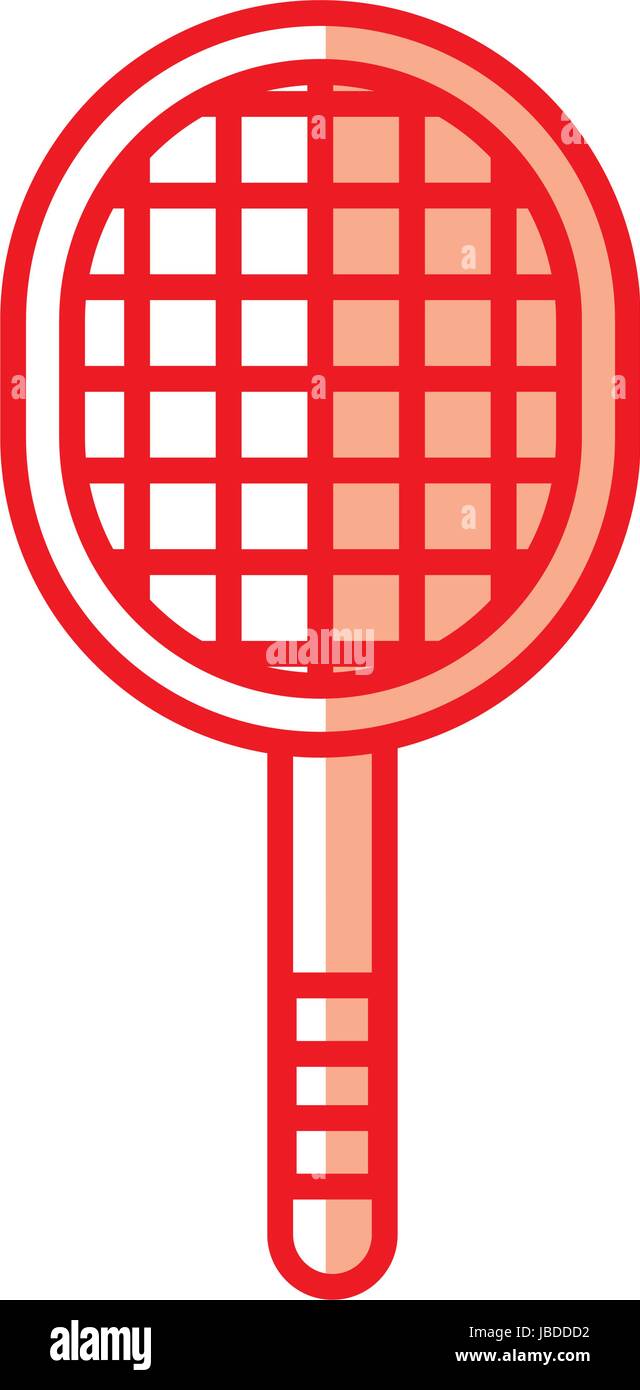 shadow sport racket cartoon Stock Vector Image & Art - Alamy
