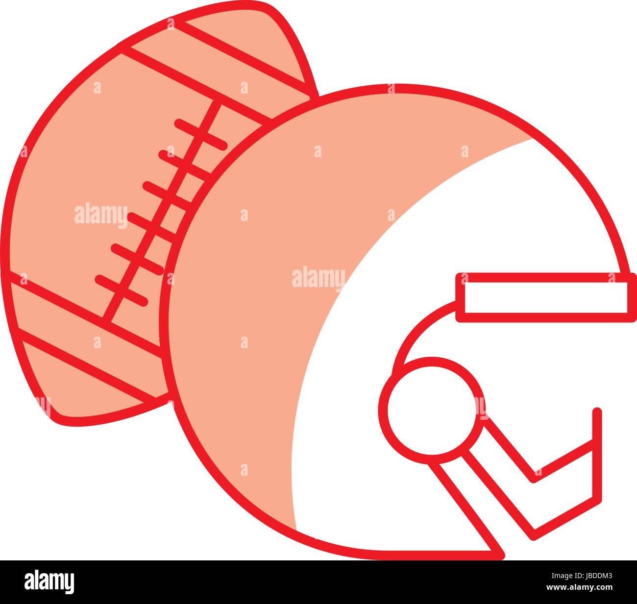shadow football helmet and ball Stock Vector Image & Art - Alamy