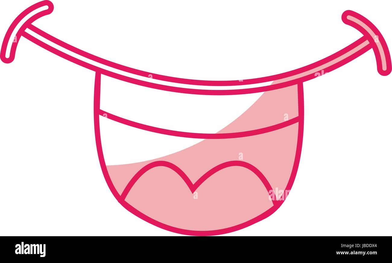 shadow pink smile cartoon Stock Vector Image & Art - Alamy