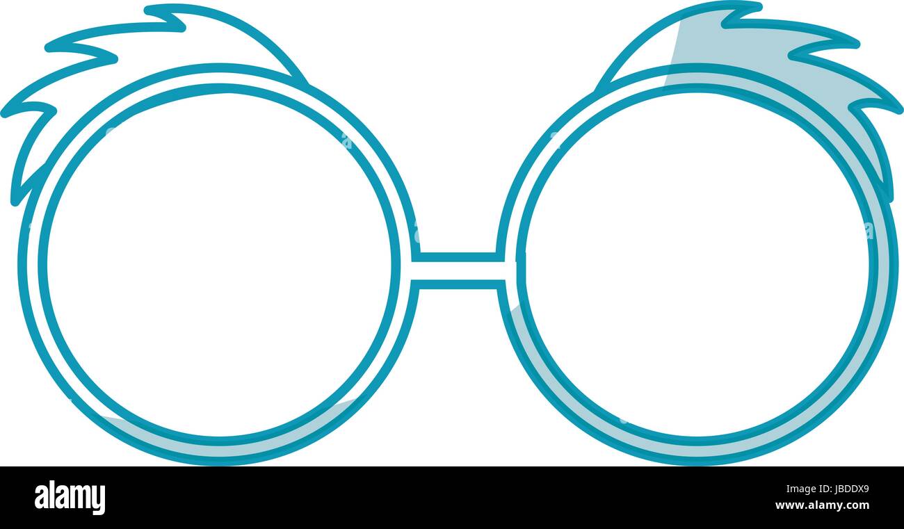 shadow blue glasses cartoon Stock Vector Image & Art - Alamy