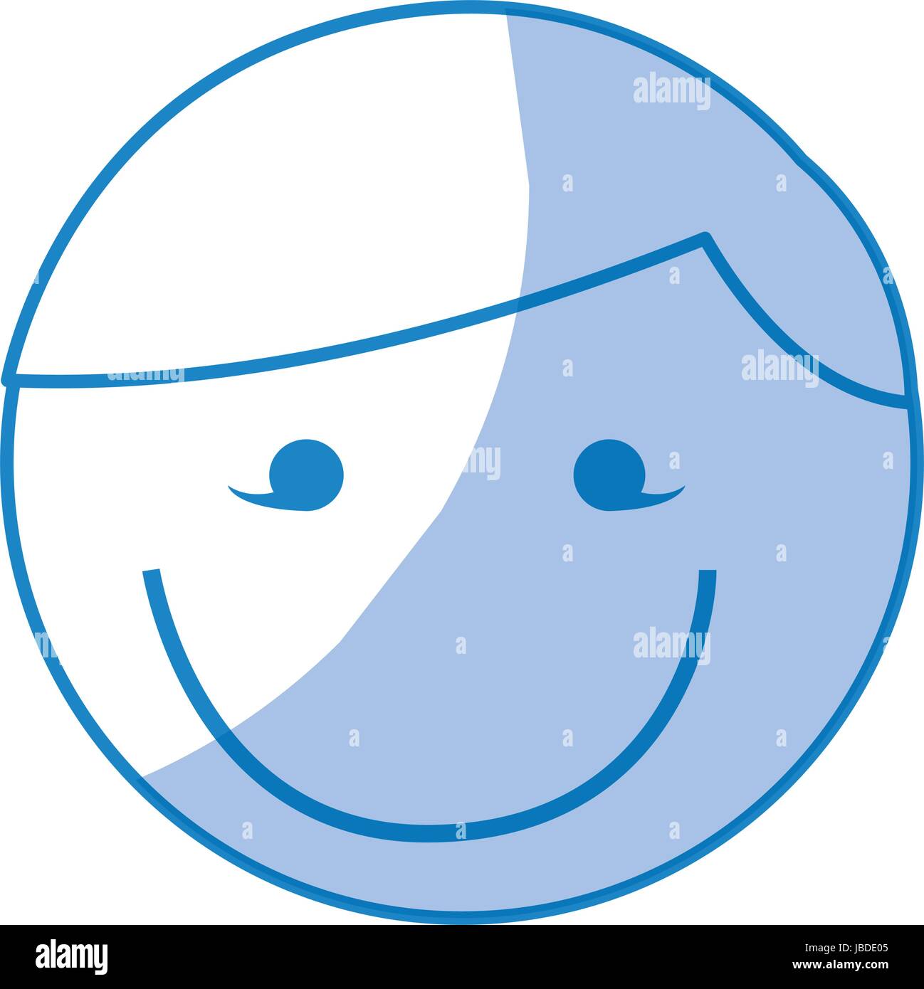 Woman and face shape and square Stock Vector Images - Alamy