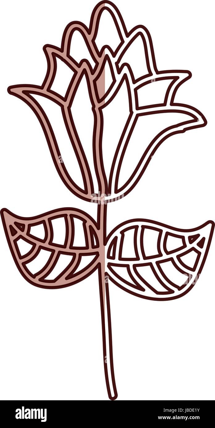 shadow flower cartoon vector Stock Vector Image & Art - Alamy