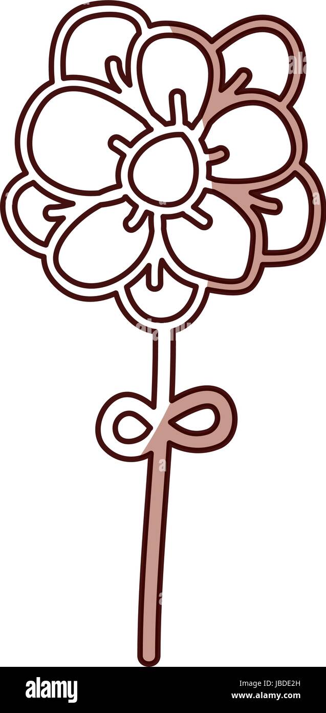 shadow flower cartoon vector Stock Vector Image & Art - Alamy