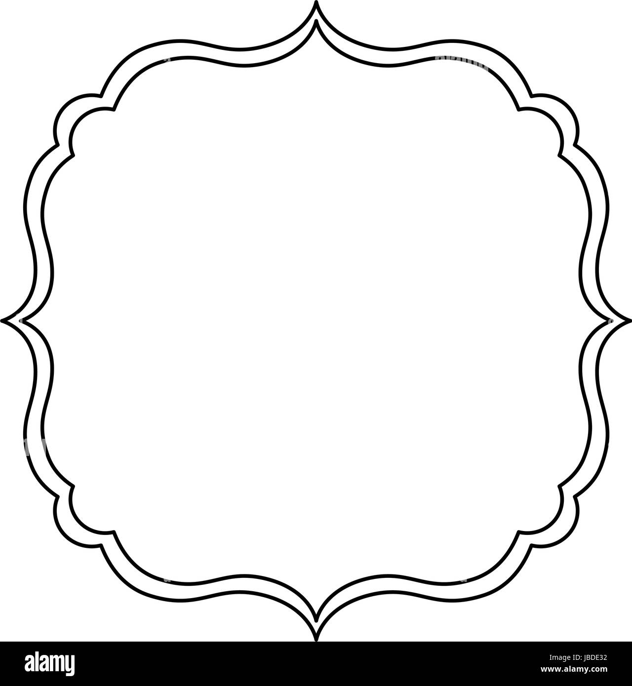 decorative frame icon Stock Vector Image & Art - Alamy