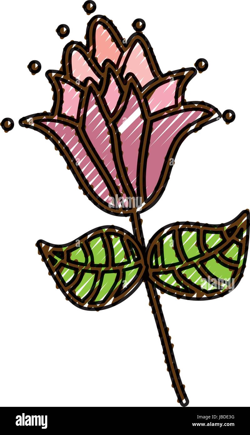 scribble flower cartoon vector Stock Vector Image & Art - Alamy