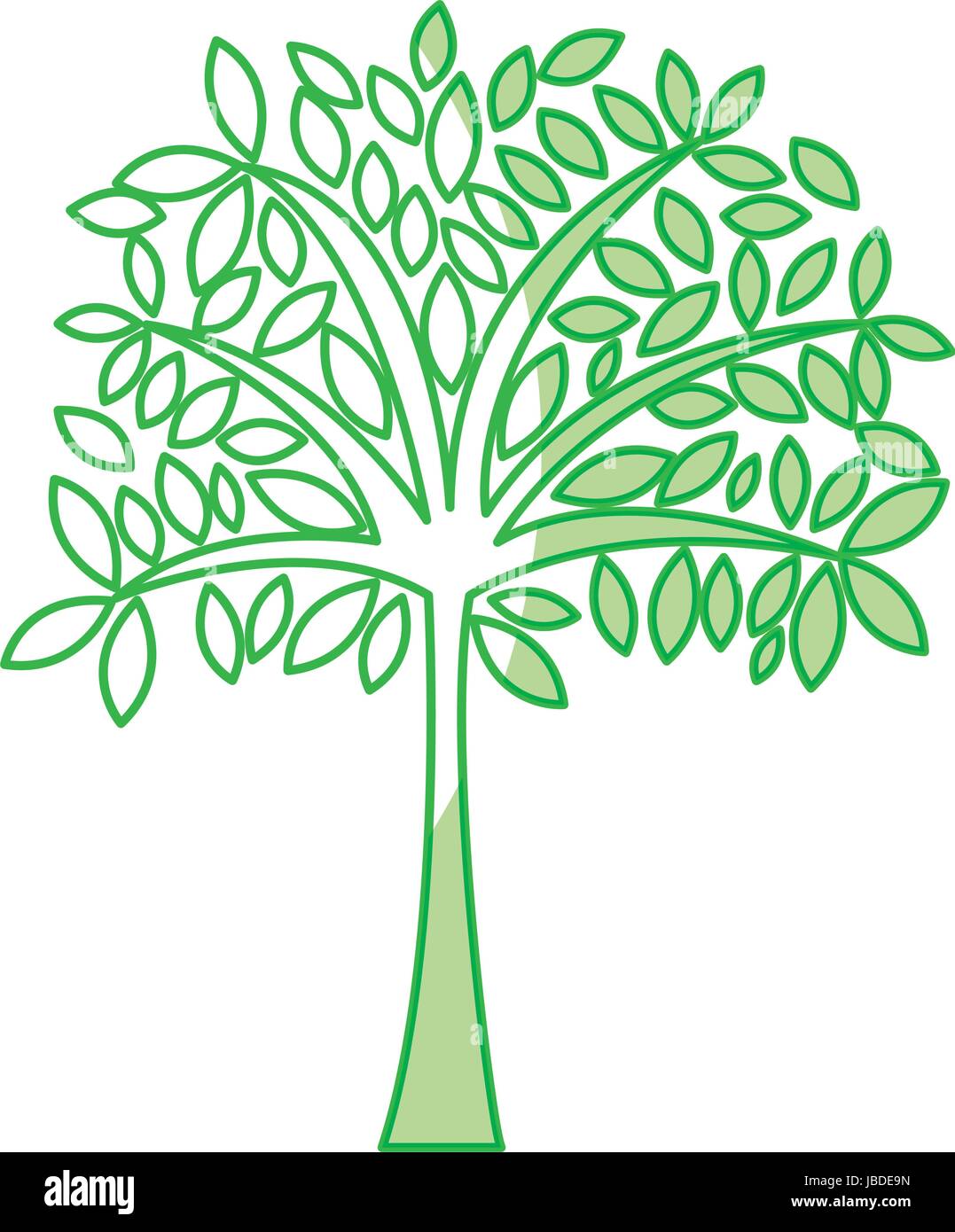 shadow tree cartoon Stock Vector Image & Art - Alamy