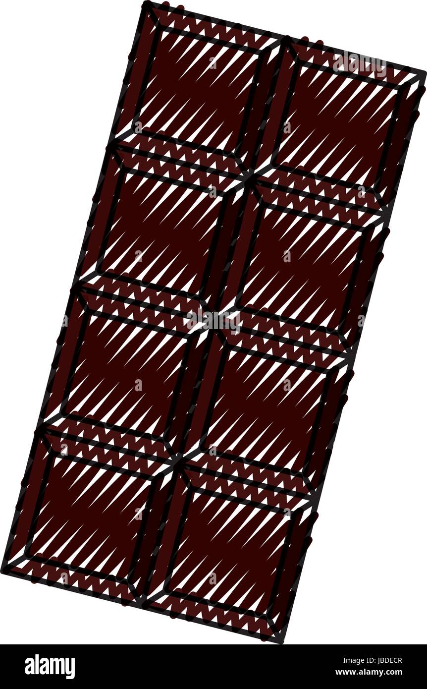 scribble chocolate bar cartoon Stock Vector Image & Art - Alamy