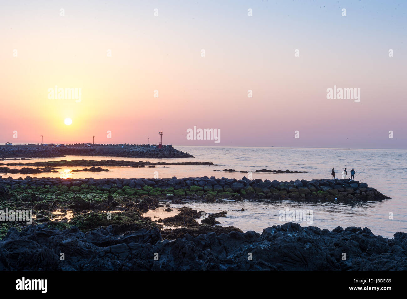 South Korea's Jeju Island beach scenery Stock Photo - Alamy