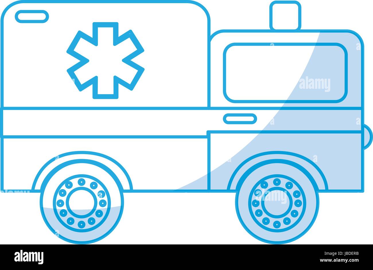 Ambulance flashing lights Stock Vector Images - Alamy