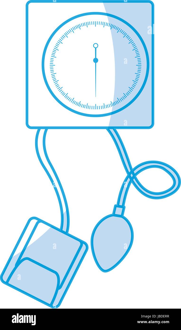 shadow blood plessure apparatus cartoon Stock Vector Image & Art - Alamy